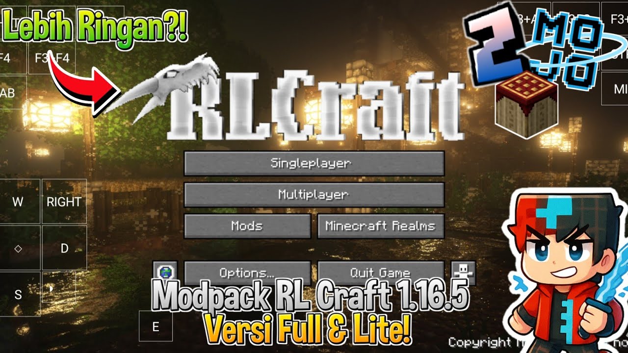 Baru?! Modpack Rl Craft Untuk Versi 1.16.5! Mirip Aslinya Cuy! Zalith ...