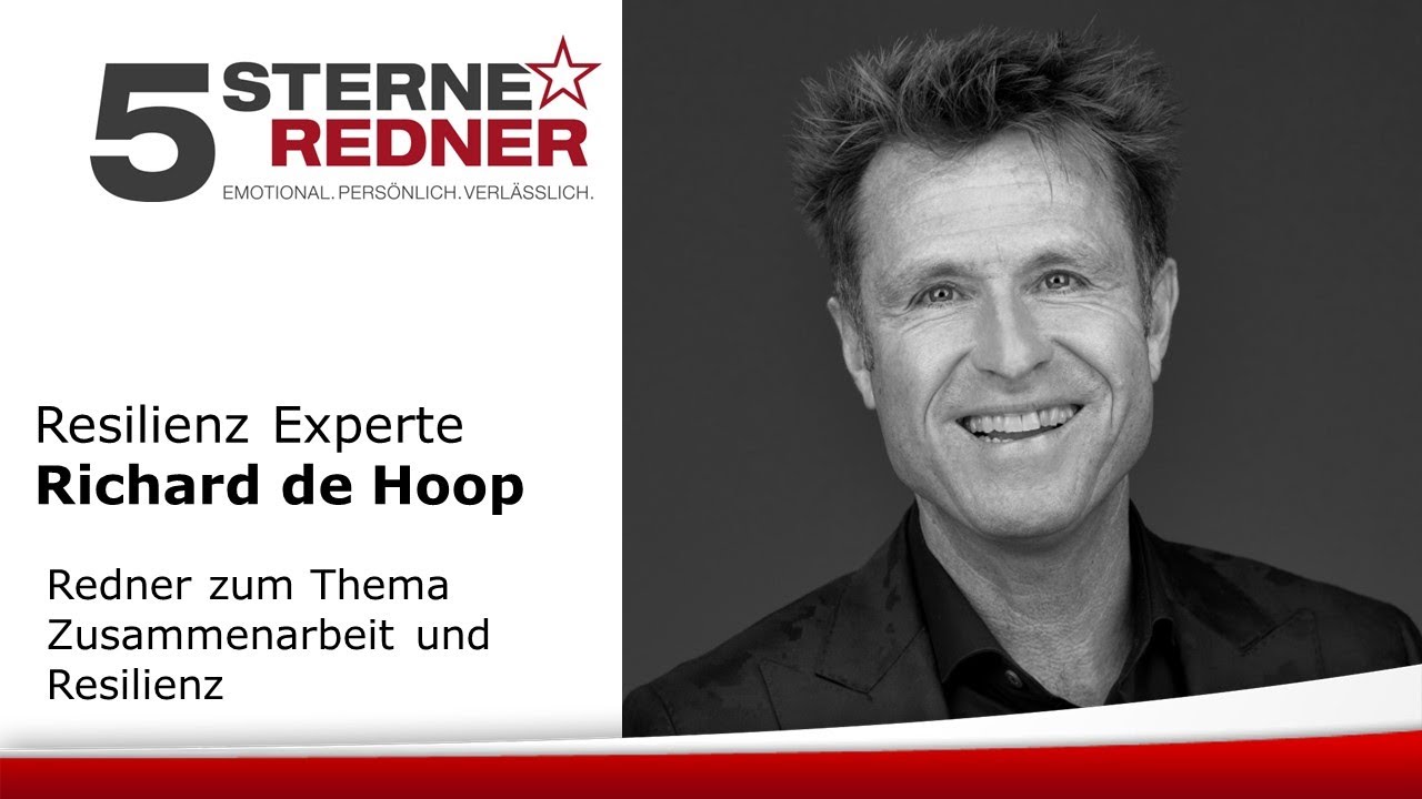 Richard de Hoop: Redner zum Thema Zusammenarbeit und Resilienz - YouTube