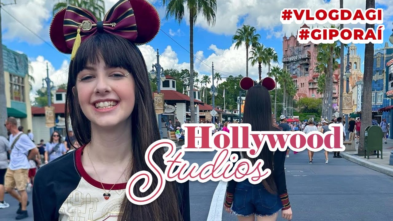 GIOVANNA ALPARONE VAI PARA HOLLYWOOD STUDIOS! #VLOGDAGI - YouTube