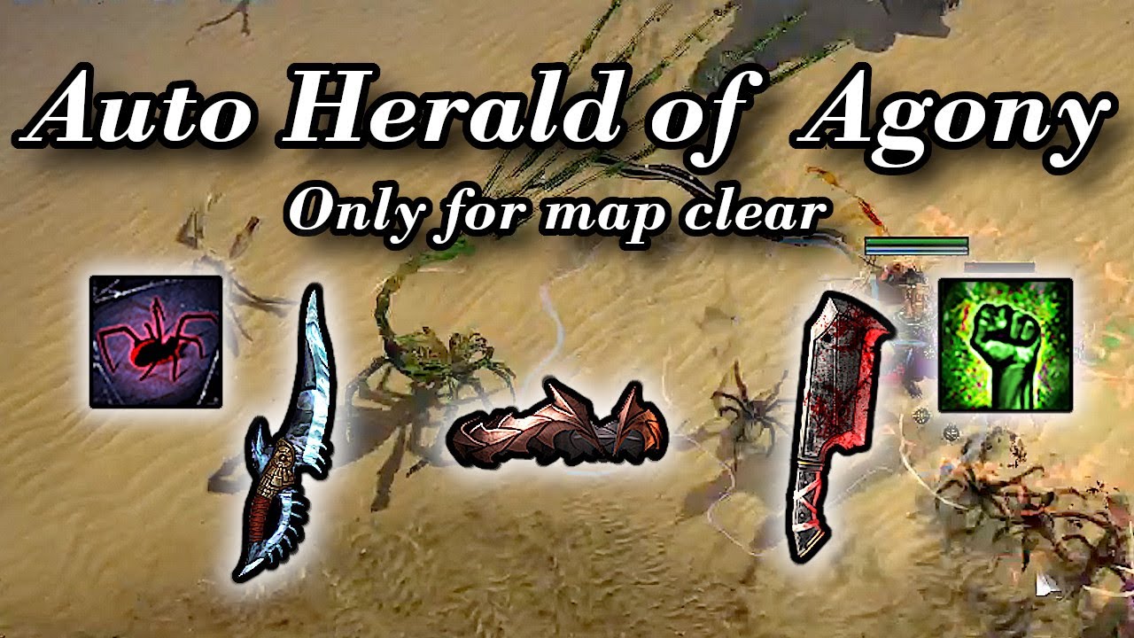 How to automate Herald of Agony (for summoners). Path of Exile (3.9 ...