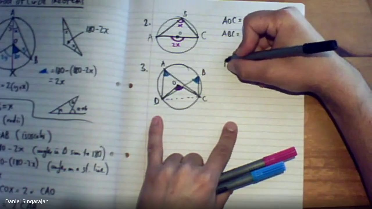 Proof of Circle Theorems - YouTube