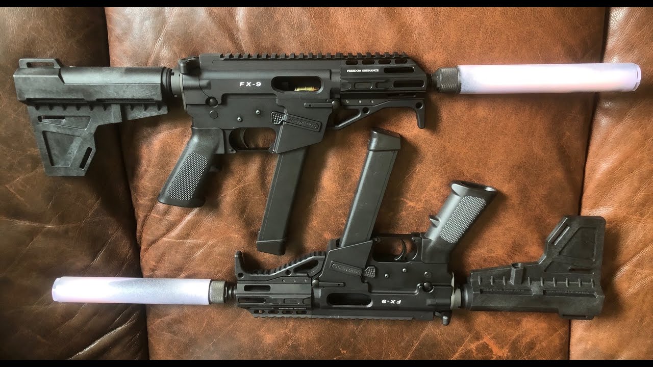 fx-9 handgun review silencer 9mm subsonic freedom arms - YouTube