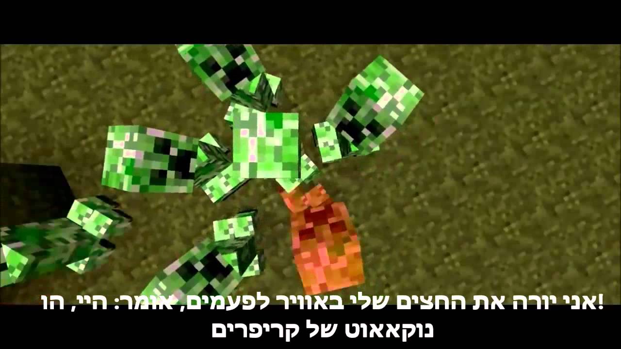 "TNT" Minecraft Parody To Dynamite By TaioCruz - מתורגם לעברית - YouTube