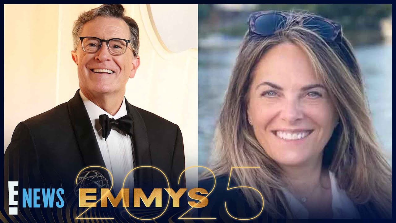 Stephen Colbert Honors Late Assistant Amy Cole | Emmys 2025 - YouTube