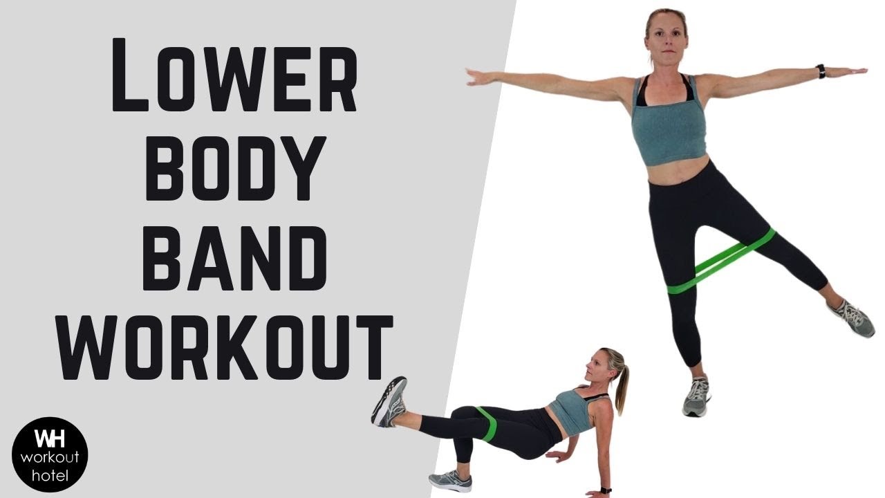 LOWER BODY BAND BURNER WORKOUT - YouTube