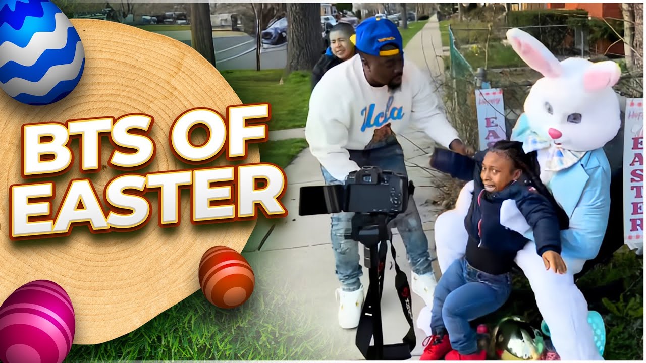 BTS PICTURES WITH THE EASTER BUNNY‼️ #reels #boom2funny FILMED & EDITED ...