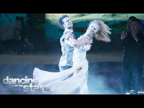 Paige VanZant and Mark Ballas Viennese Waltz (Week 8) | Dancing With ...