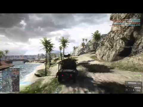 Battlefield 4 Funny Moment Joy Ride Tank Jump