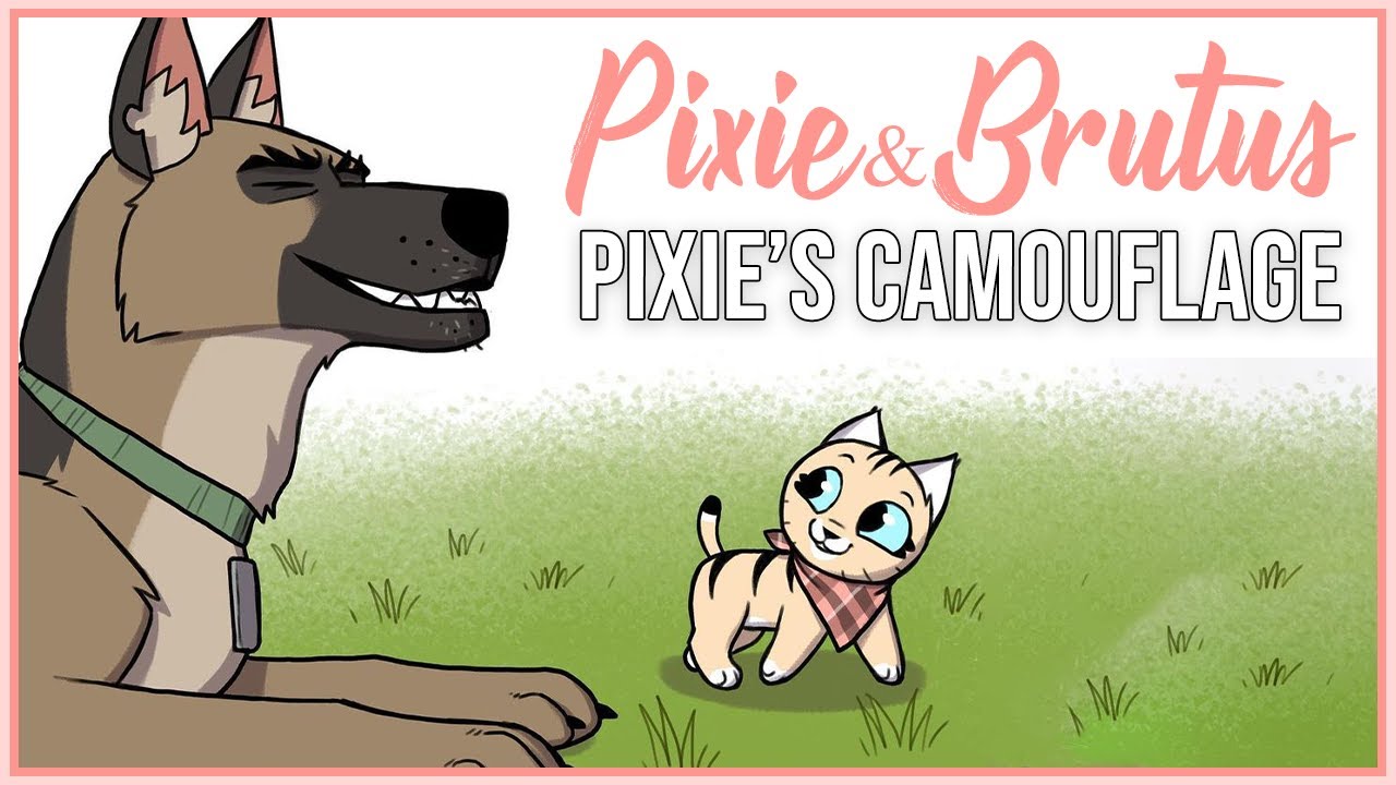 Pixie's Camouflage | Pixie and Brutus Comic Dub - YouTube