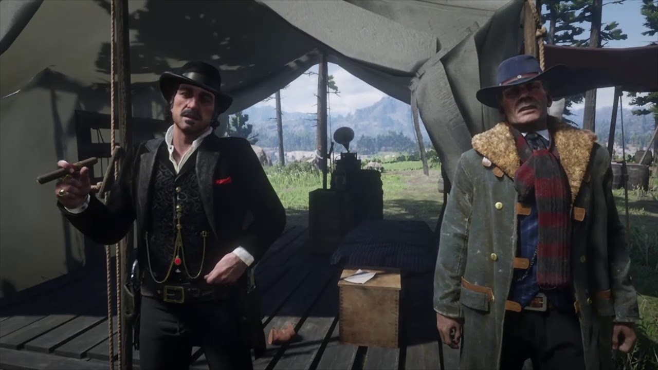 Red Dead Redemption 2 - Hosea reassures Dutch - YouTube