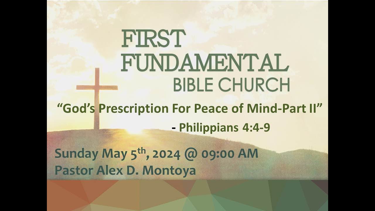 FFBC LiveStream Sunday 9:00am - May 5, 2024 - YouTube