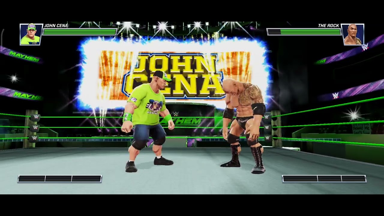 WWE Jon Cena Vs the rocke#100 WWE UNIVERSE PLEASE SABCIBAR MY CHANNEL # ...