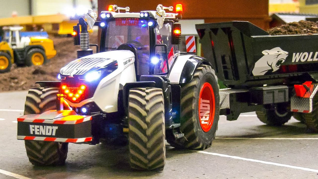 HANDMADE RC MODEL TRACTOR, RC TRUCKS, RC DIGGERS, RC MACHINES IN ACTION ...