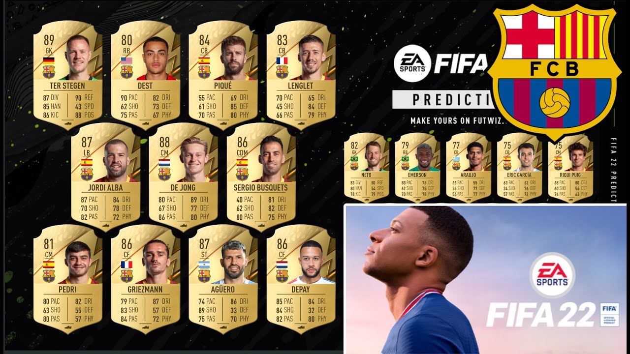 FIFA 22 : Mes notes des joueurs du Barça ! - YouTube