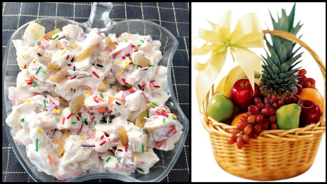 Creamy fruit chaat recipe| Fruit Chat Recipe| Cream chat recipe by Cook ...