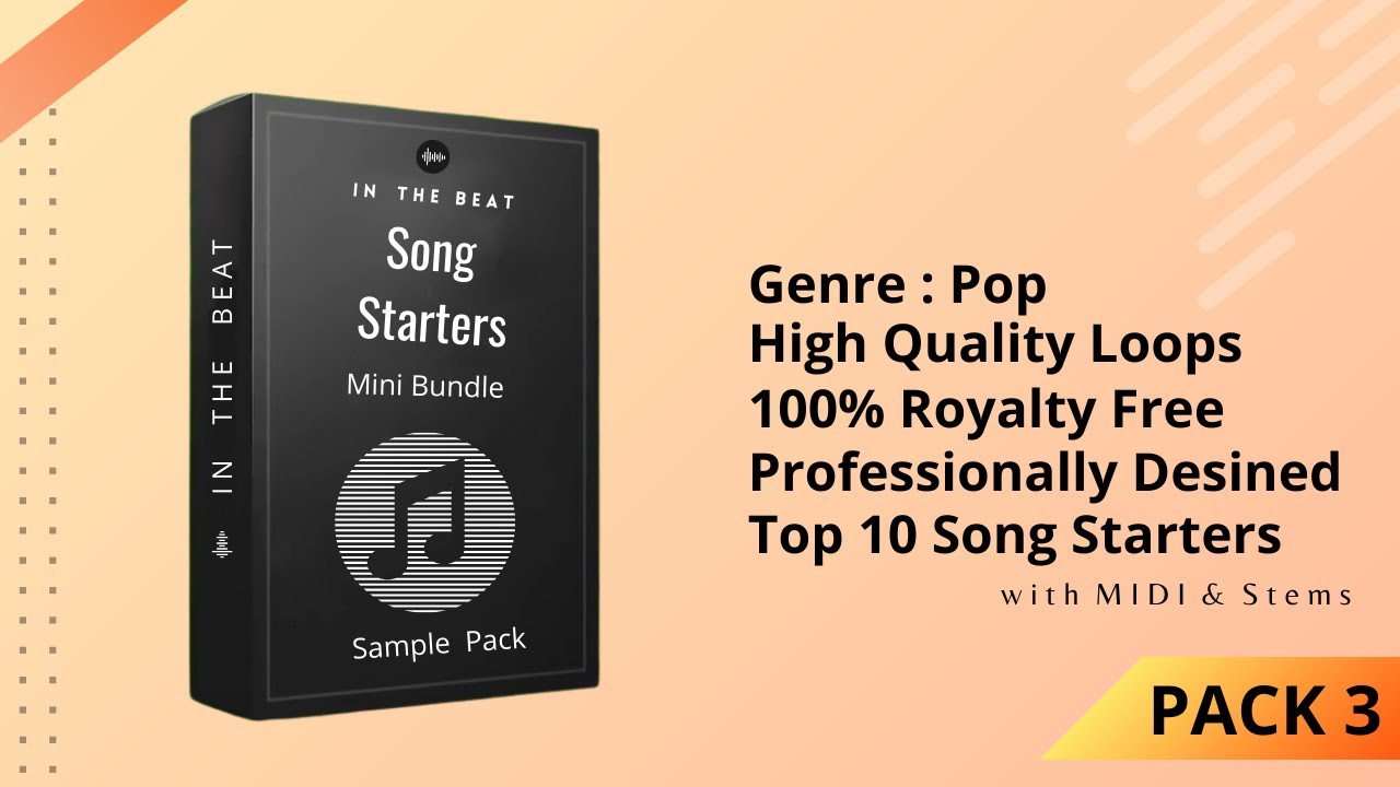 Song Starters (Pack 3) With MIDI & Stems | 100% Royalty-Free | New ...