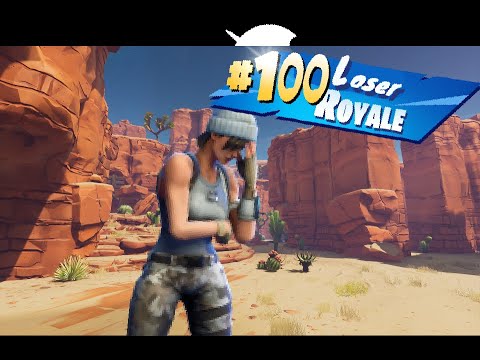 #100 LOSER ROYALE (fortnite br funny moments and kills) - YouTube