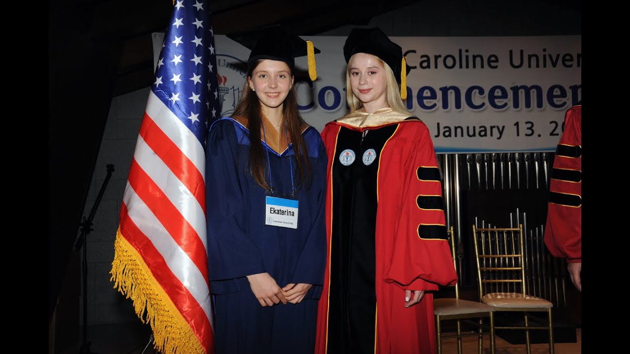 Commencement Ceremony 2023, Caroline University - YouTube