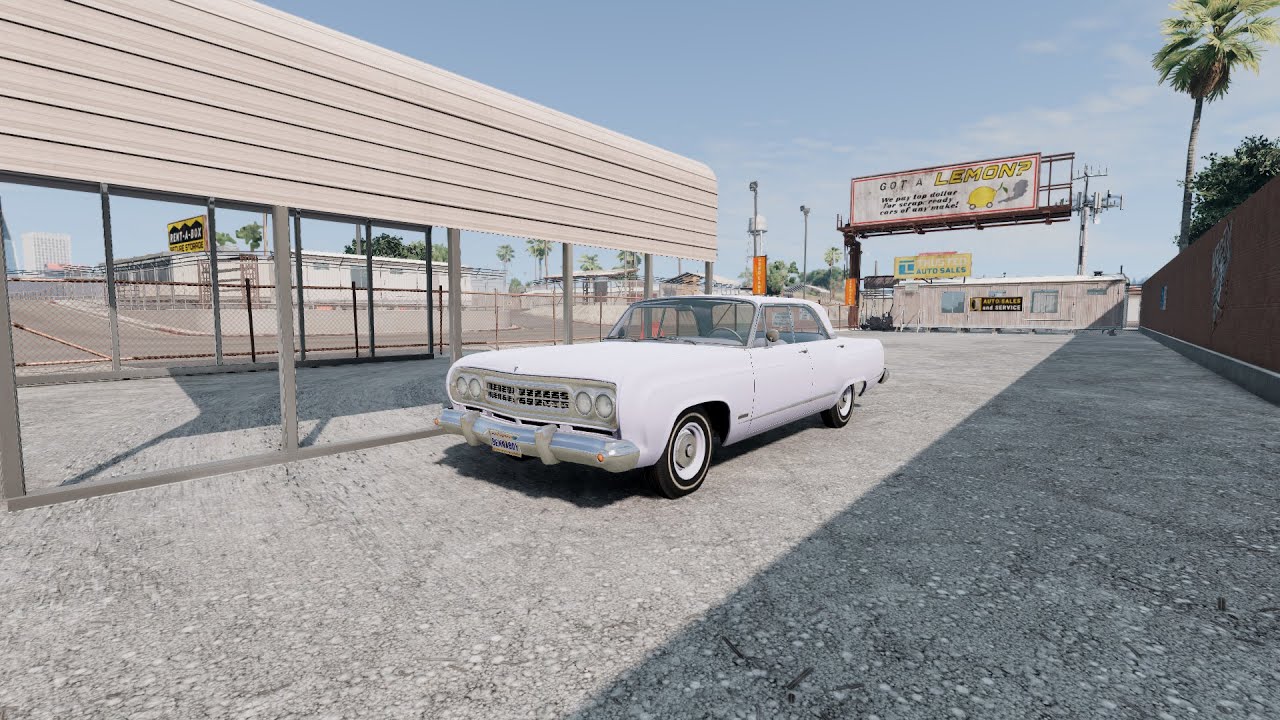 Gavril Bluebuck 353 V8 Marshal 4-Door Hardtop | BeamNG Drive Car ...