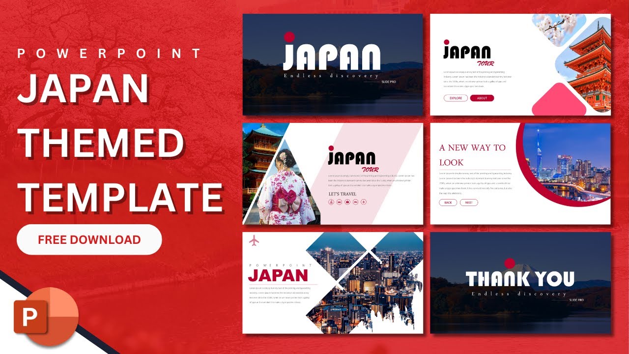 FREE JAPAN THEMED POWERPOINT PRESENTATION TEMPLATE 🗾 | FREE TEMPLATE ...