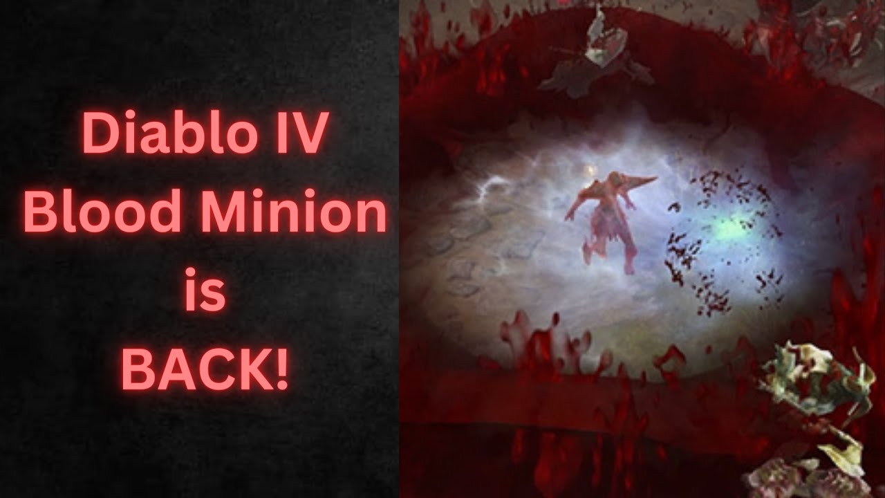 Diablo 4 Necro Blood Minion AFTER PATCH! - YouTube