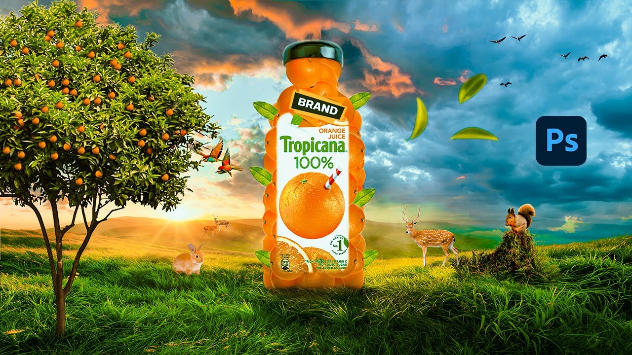 Unlock Expert-Level Product Advertising Design 🔥 Secrets! photoshop ...