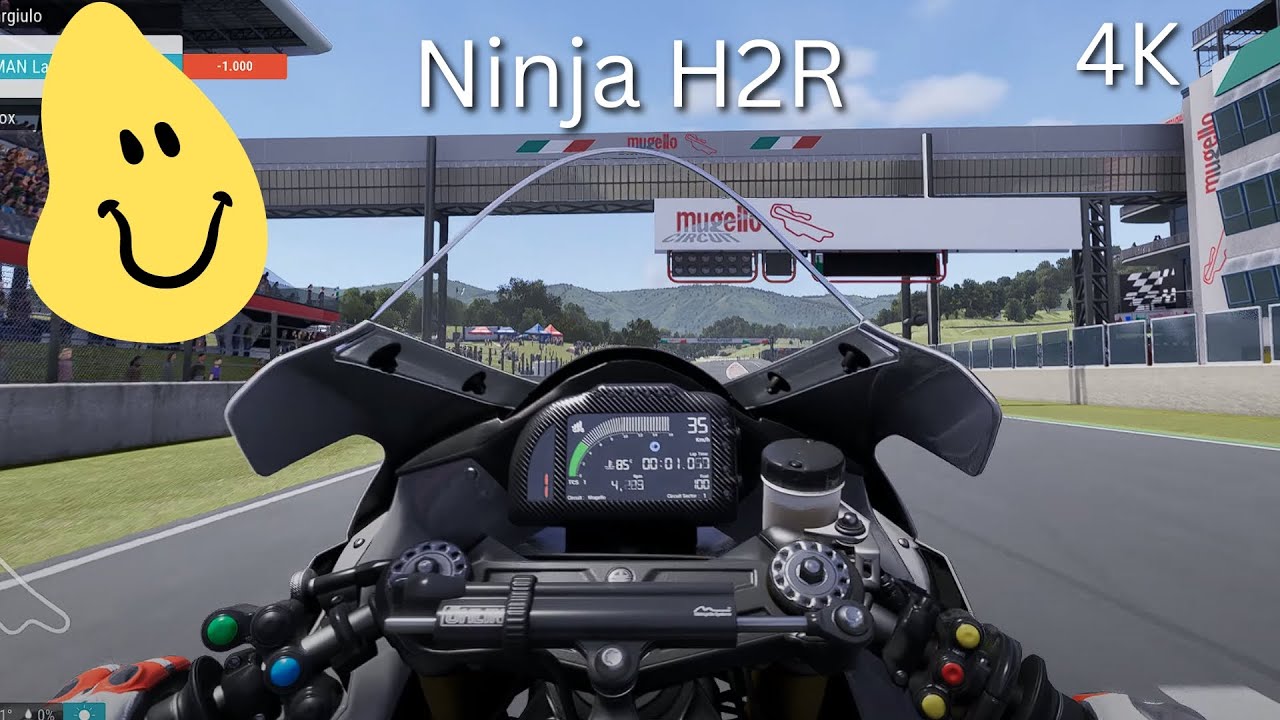 Kawasaki Ninja H2R Full Video 4K | Tinda Gaming #H2R #ride5 - YouTube