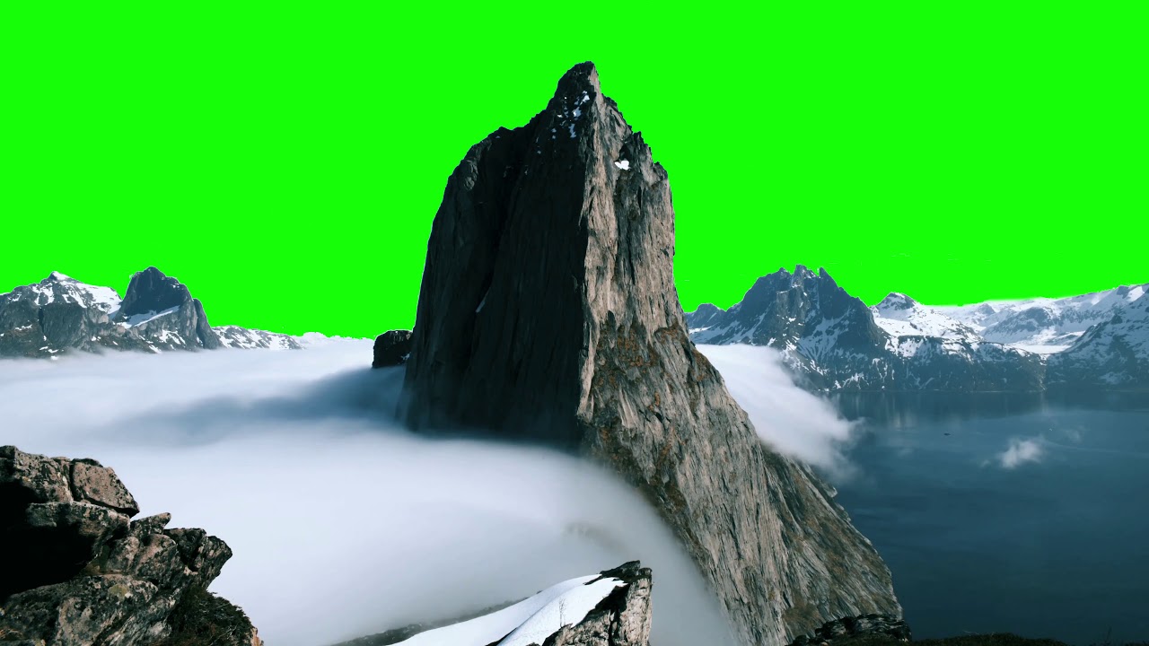 Fog coming over Mountains - Green Screen[FREE USE] - YouTube