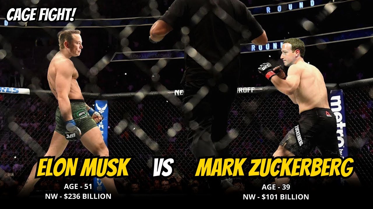 Elon Musk vs Mark Zuckerberg Cage Fight! - YouTube