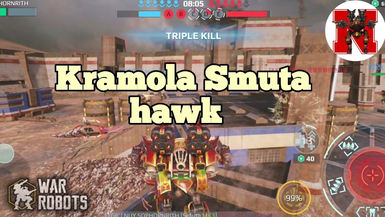 kramola Smuta hawk War Robots quick battle - YouTube