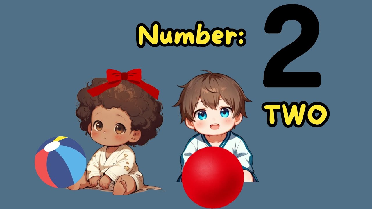 Mathematics for little ones: number two - YouTube