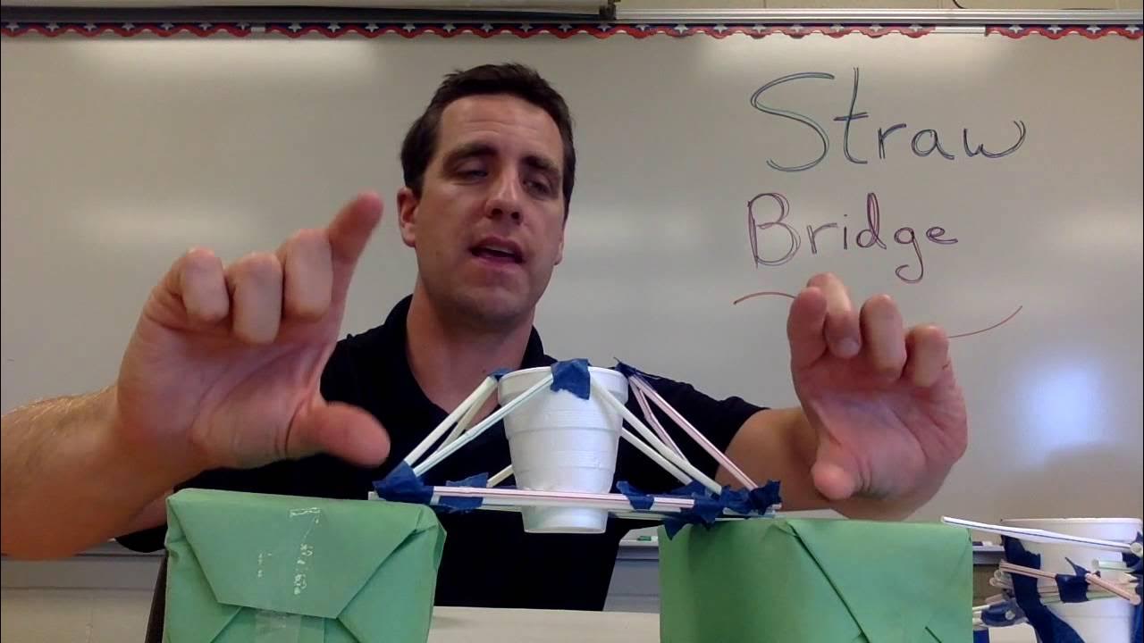 Straw Bridge (STEM Activity) - YouTube