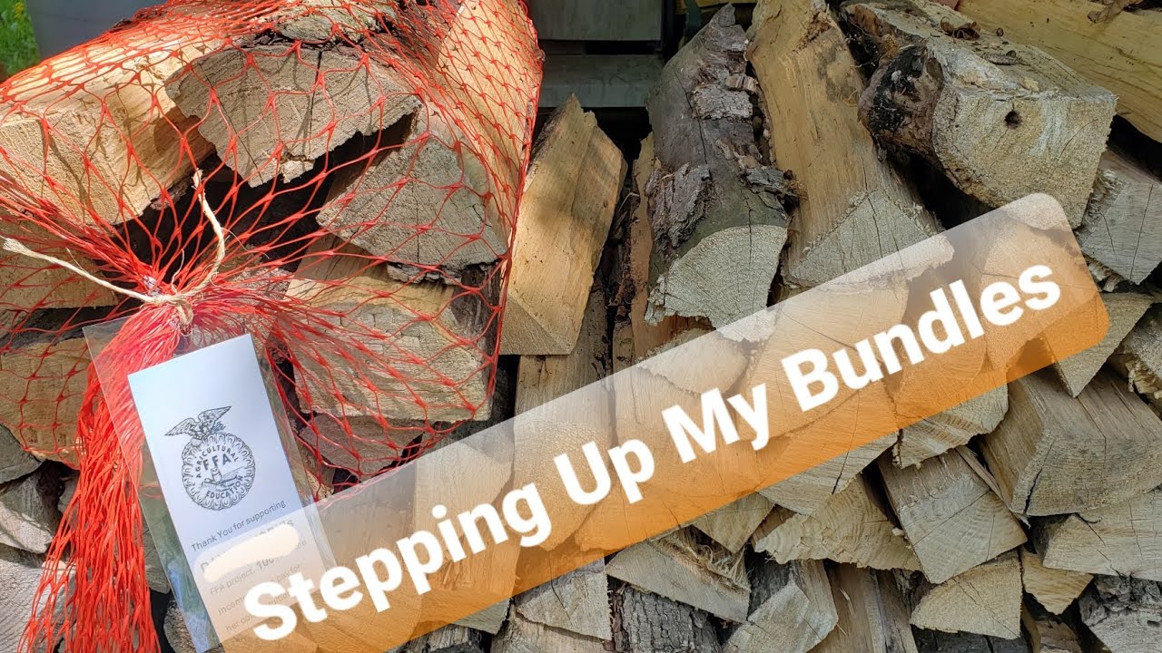 Stepping Up My Firewood Bundle Game - YouTube