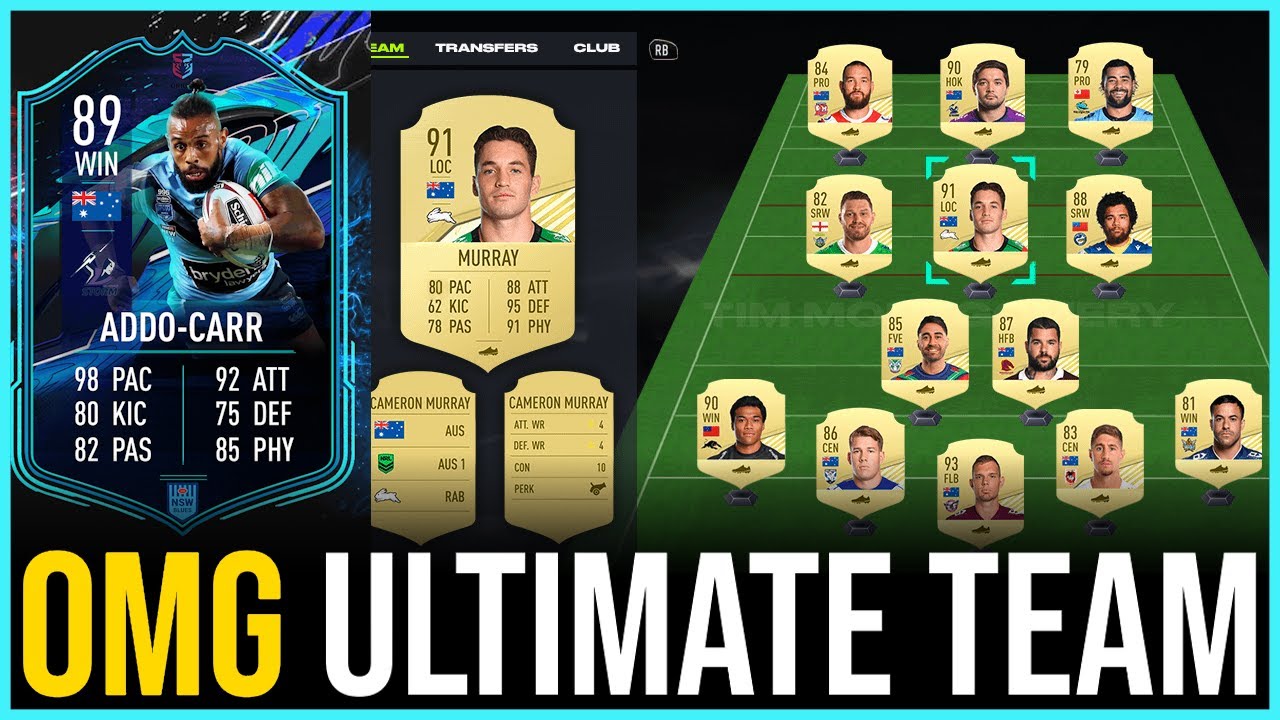 Rugby League Live 5 CONFIRMED To Have Ultimate Team/Pro Team - YouTube