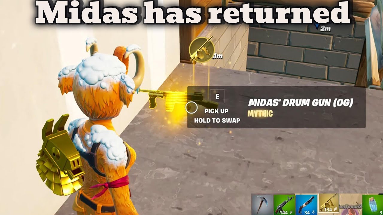 Fortnite Reload is Here with Midas's drum gun - YouTube