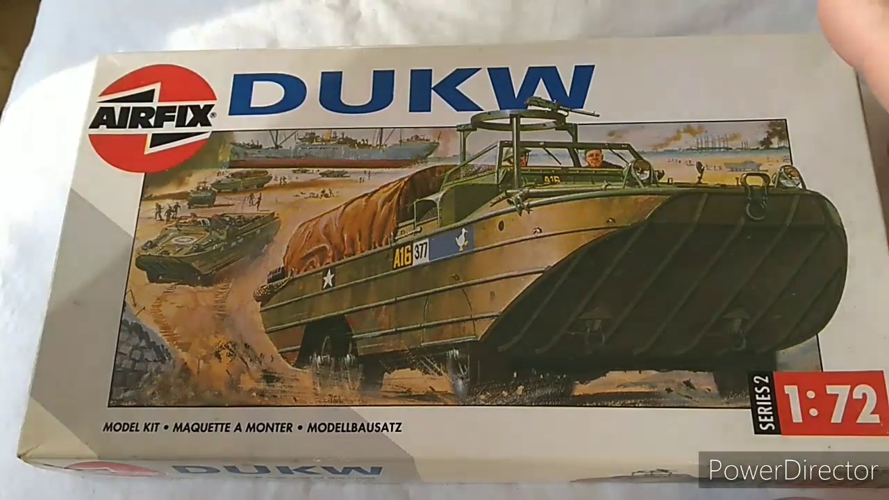 Airfix DUKW 1/76 - 1/72 Scale Plastic Kit Review - YouTube