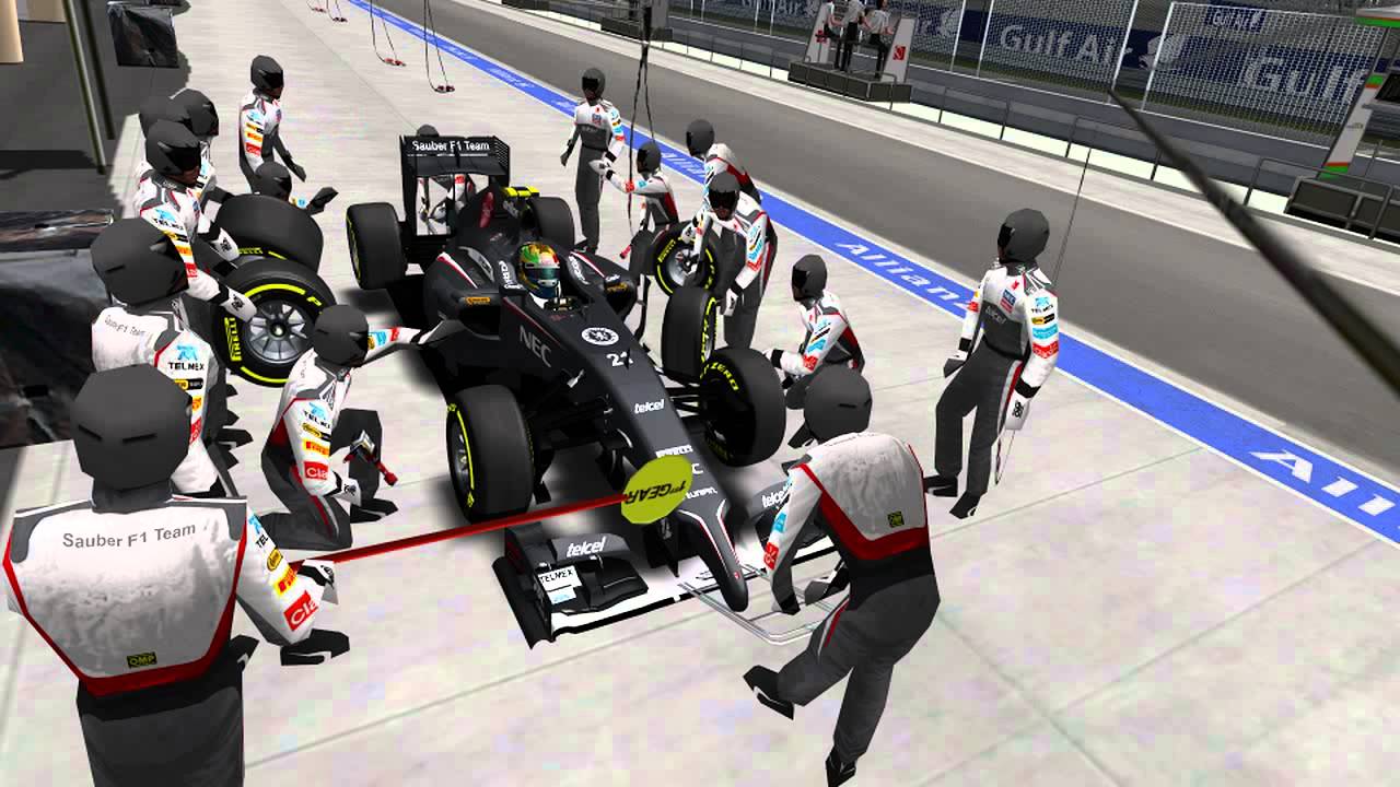 Grand Prix 4 - SAU-F 2014 #21 Pit Stop @ Bahrain, Sakhir - YouTube