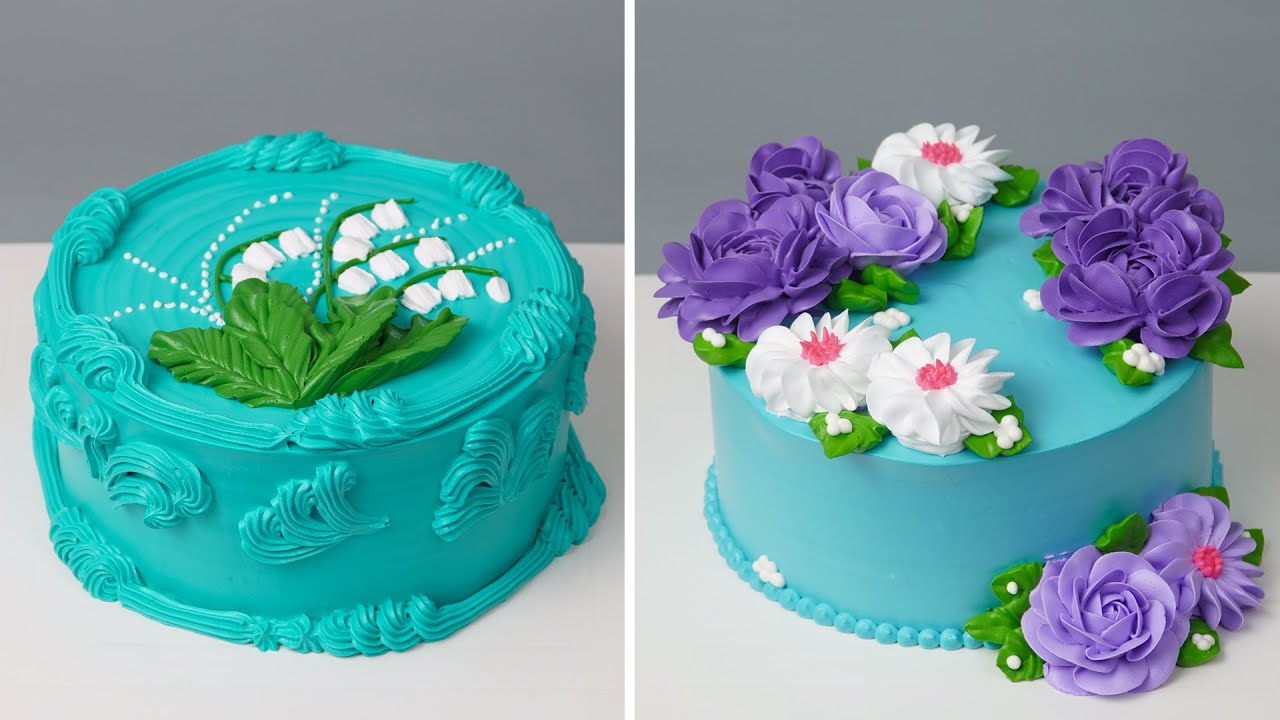 Most Beautiful Cake Design Tutorials 🥰 Flowers Cake Decorating ...
