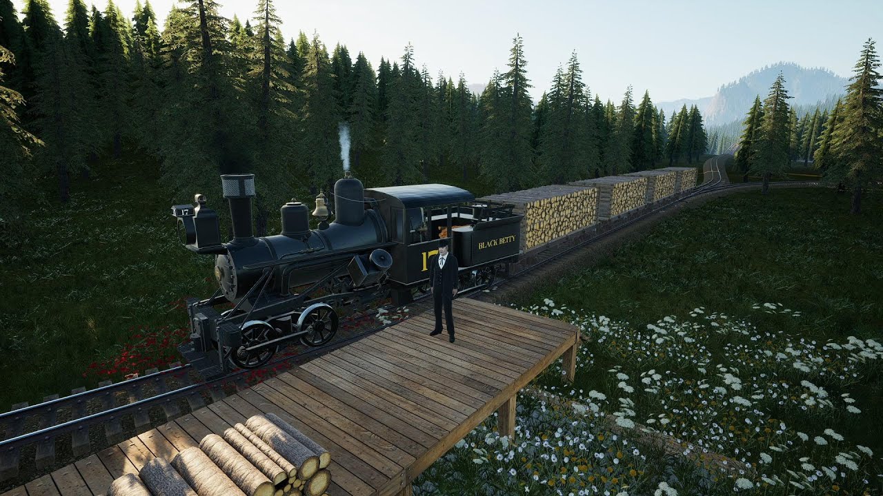 Railroads Online #3 - Lumber to the Iron Ore Mine/Revamped tracks - YouTube