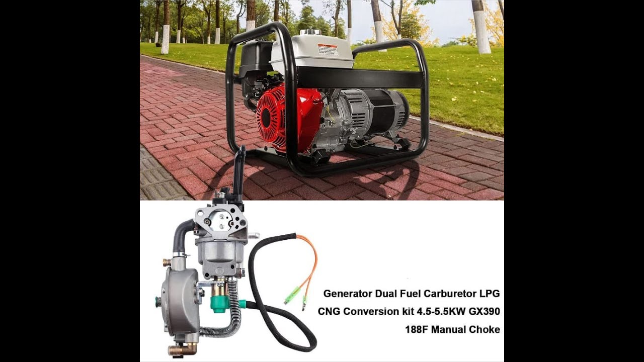 Generator Dual Fuel Carburetor Installation - YouTube