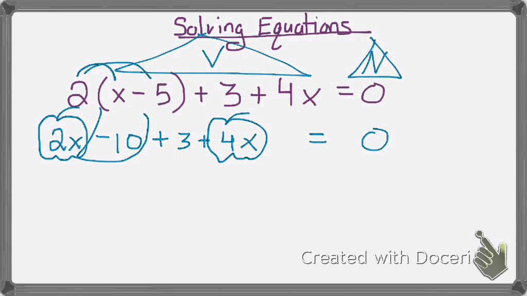 solving equations 2 - YouTube