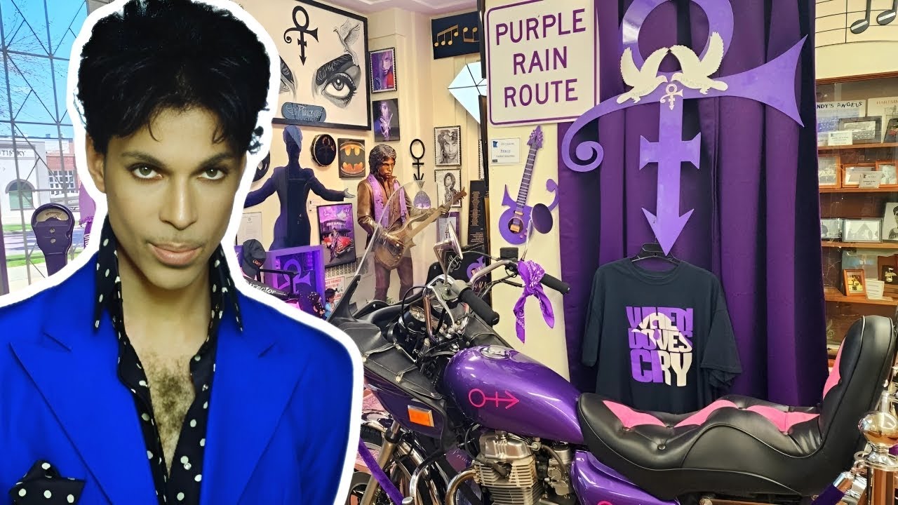 Inside MINNESOTA Music HALL: PRINCE Statue & Memorabilia Tour - YouTube