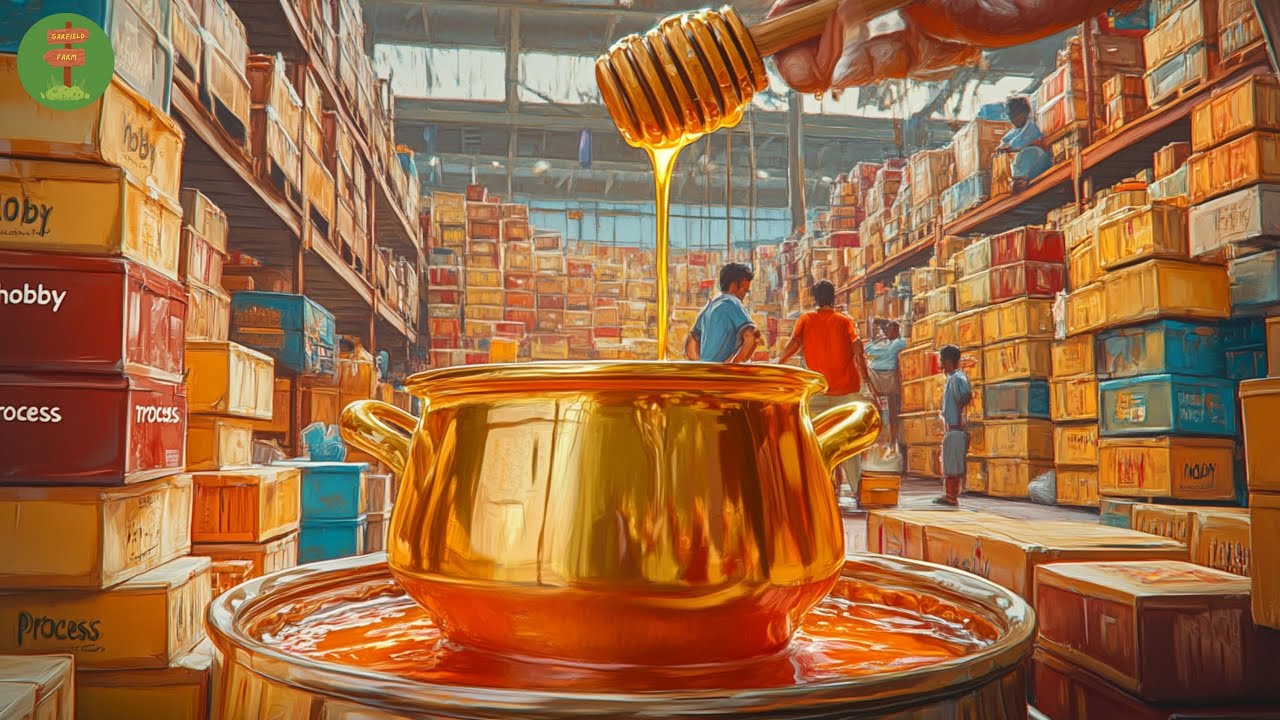 How Honey is Made In Factory | Honey Factory Process - YouTube