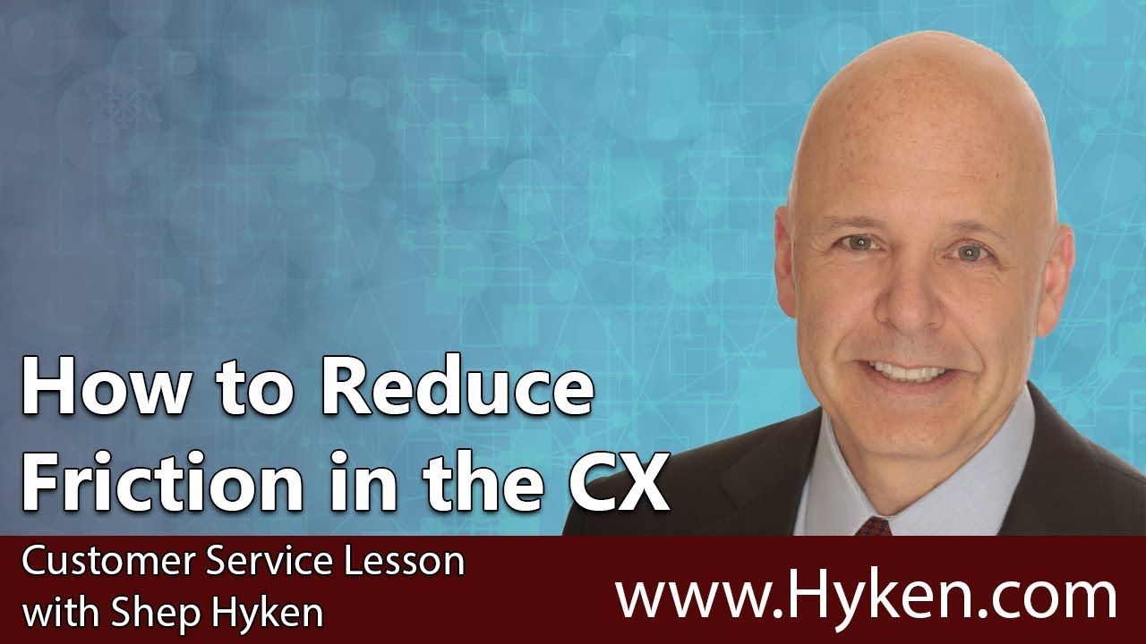 Reduce Friction in the Customer Experience - YouTube