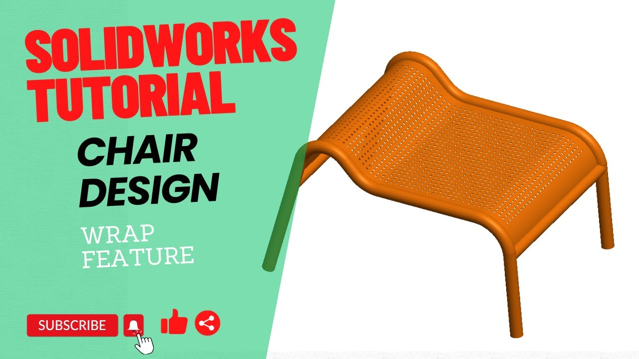 Steel Chair Design in SolidWorks | Furniture Design - YouTube