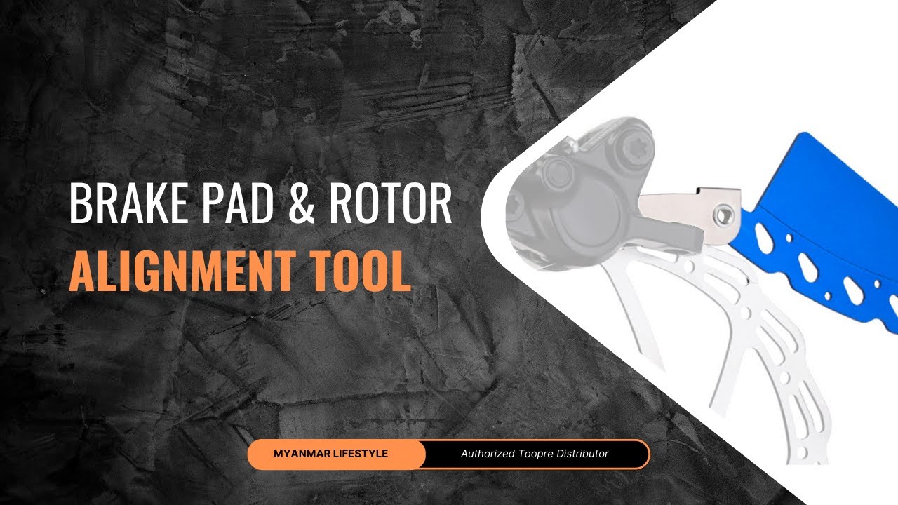 Bicycle Disc Brake Pads and Rotor Alignment Tool, Toopre, Myanmar ...
