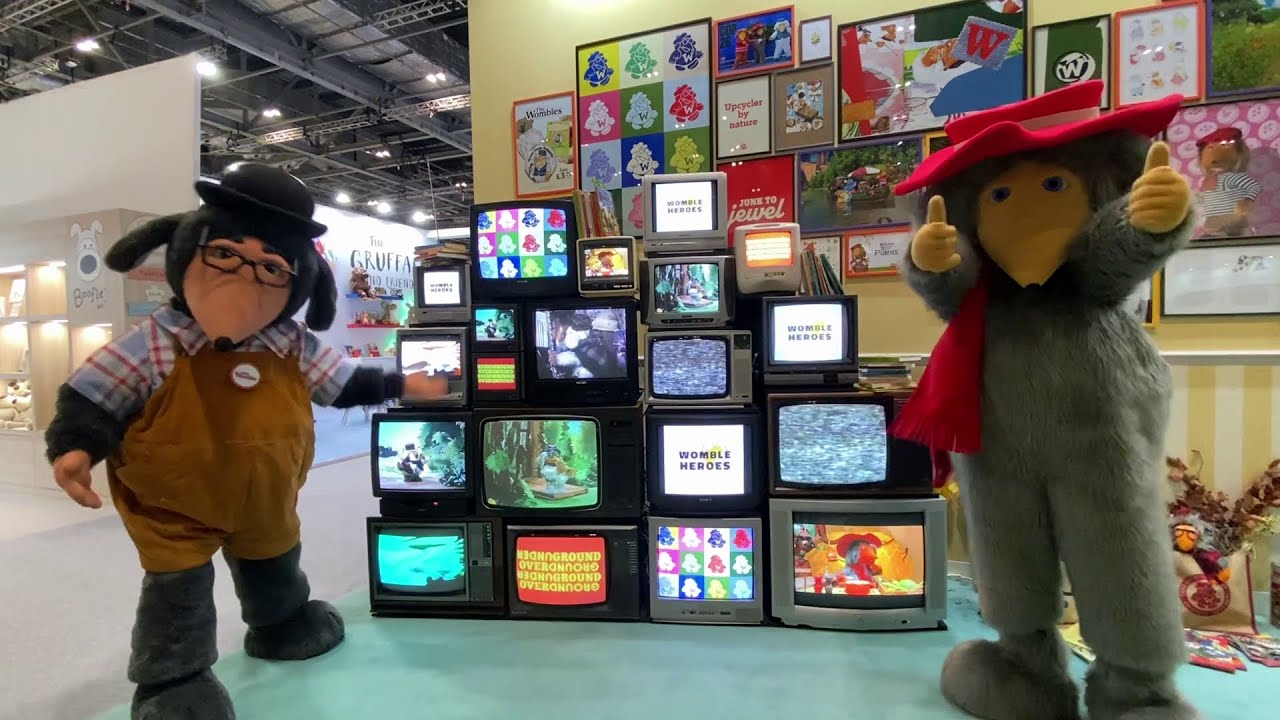 Vintage CRT TV Stack ... Retro Televisions for the Wombles!! - YouTube