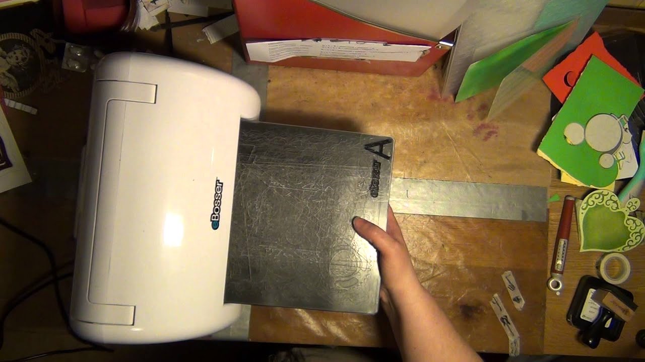 tutorial ebosser electric die cutting and dry embossing machine - YouTube