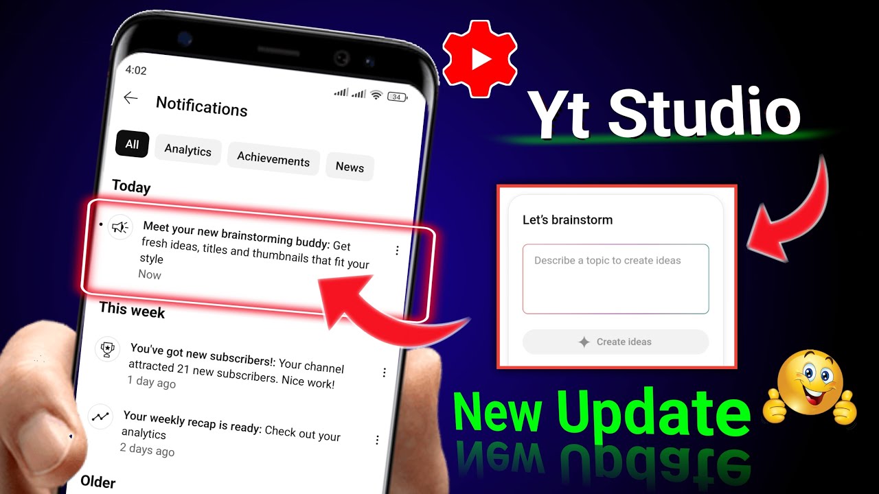 Meet your new brainstorming buddy yt studio || Explore and brainstorm ...