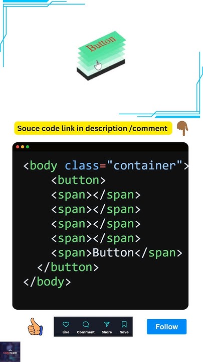 Learn Jumping Animation Button Button Using Html Css Coding Webdevelopment Youtube